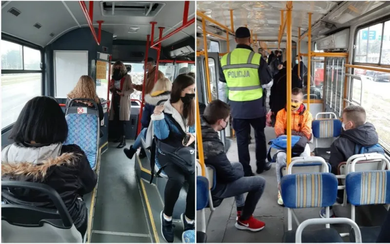 Inspekcija "upala" u javni gradski prijevoz. Maske su tu, ali distance nema