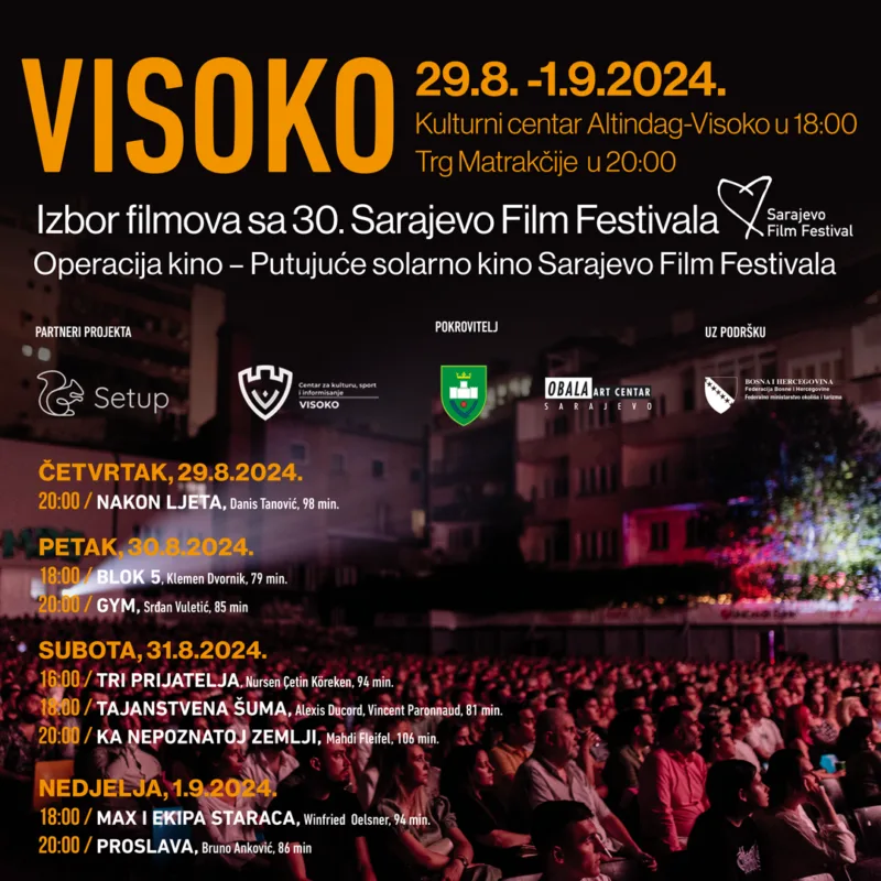 Putujuće kino SFF-a: Filmovi iz programa 30. SFF-s bit će prikazani i u ...