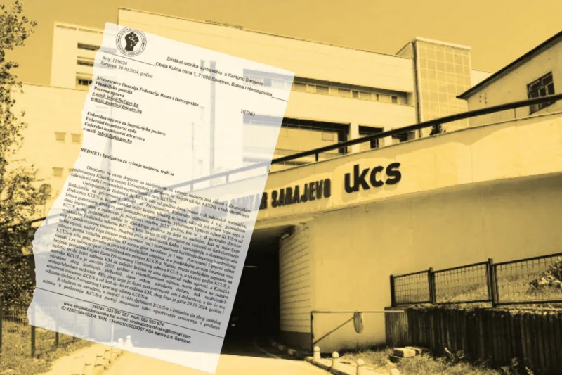 Sindikat traži da Federalna inspekcija uđe u KCUS i utvrdi kako je ...
