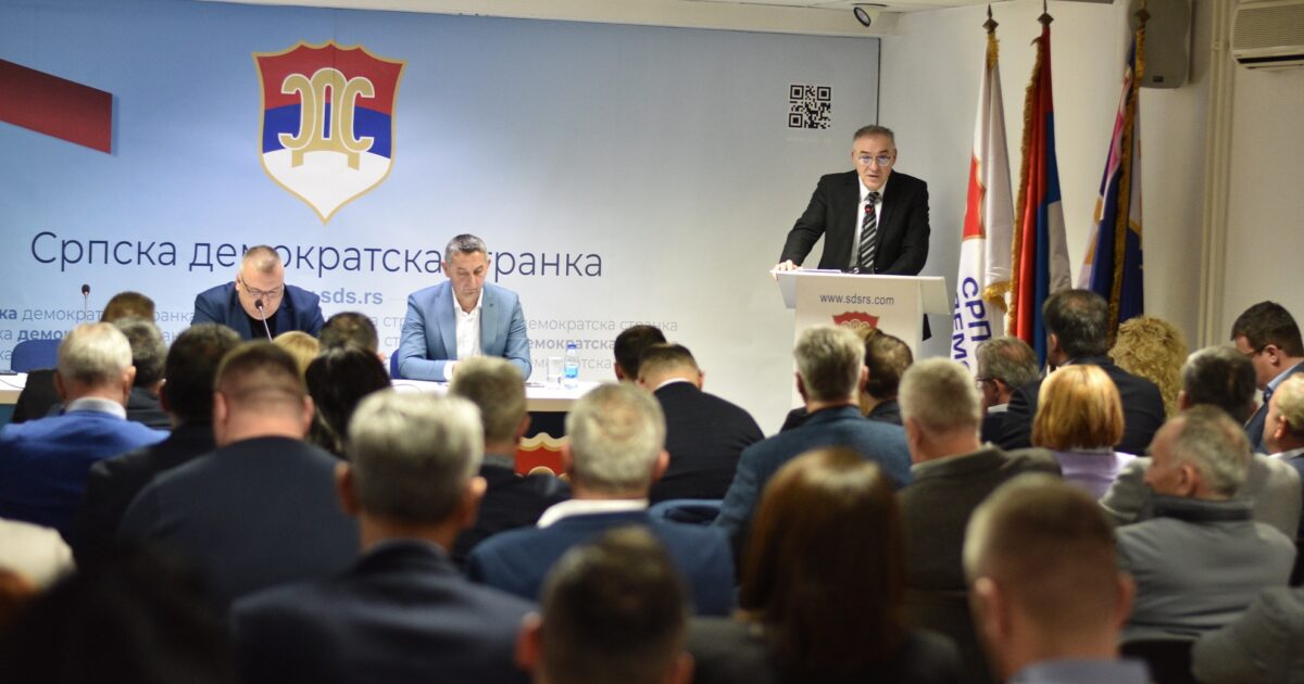 Miličević ostaje predsjednik SDS-a, stranka donijela devet zaključaka ...