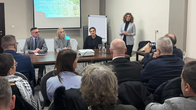 Pozder: Federalni plan upravljanja otpadom u završnoj fazi usvajanja